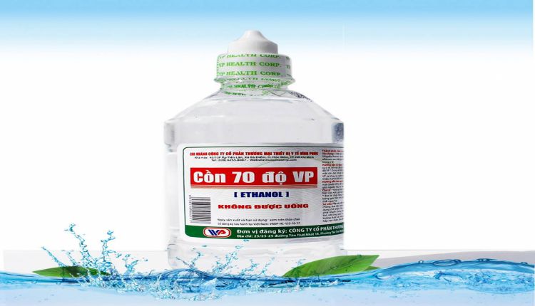 Cồn 70 độ có sát trùng vết thương được không?
